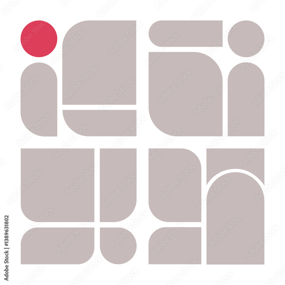 Trendy bento grid layout style brick Ui UX templates. Web comic grids ...