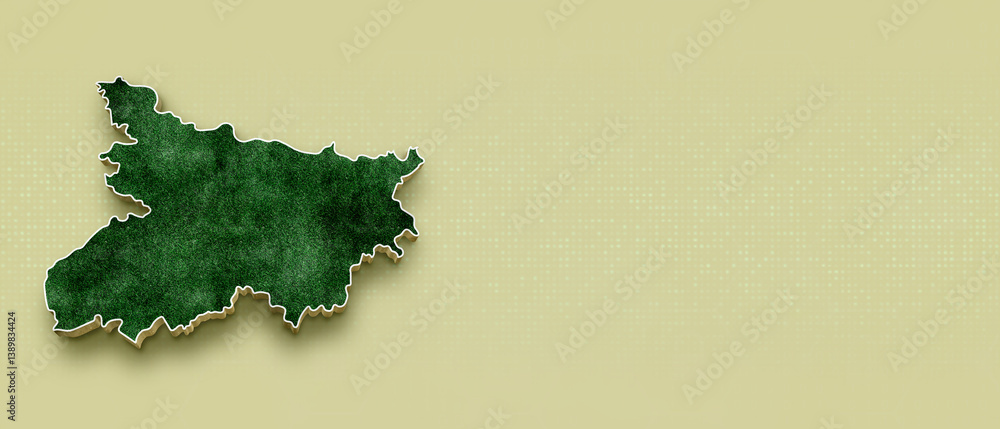 Detailed Political Map of Bihar Showing Districts and Capitals Stock ...