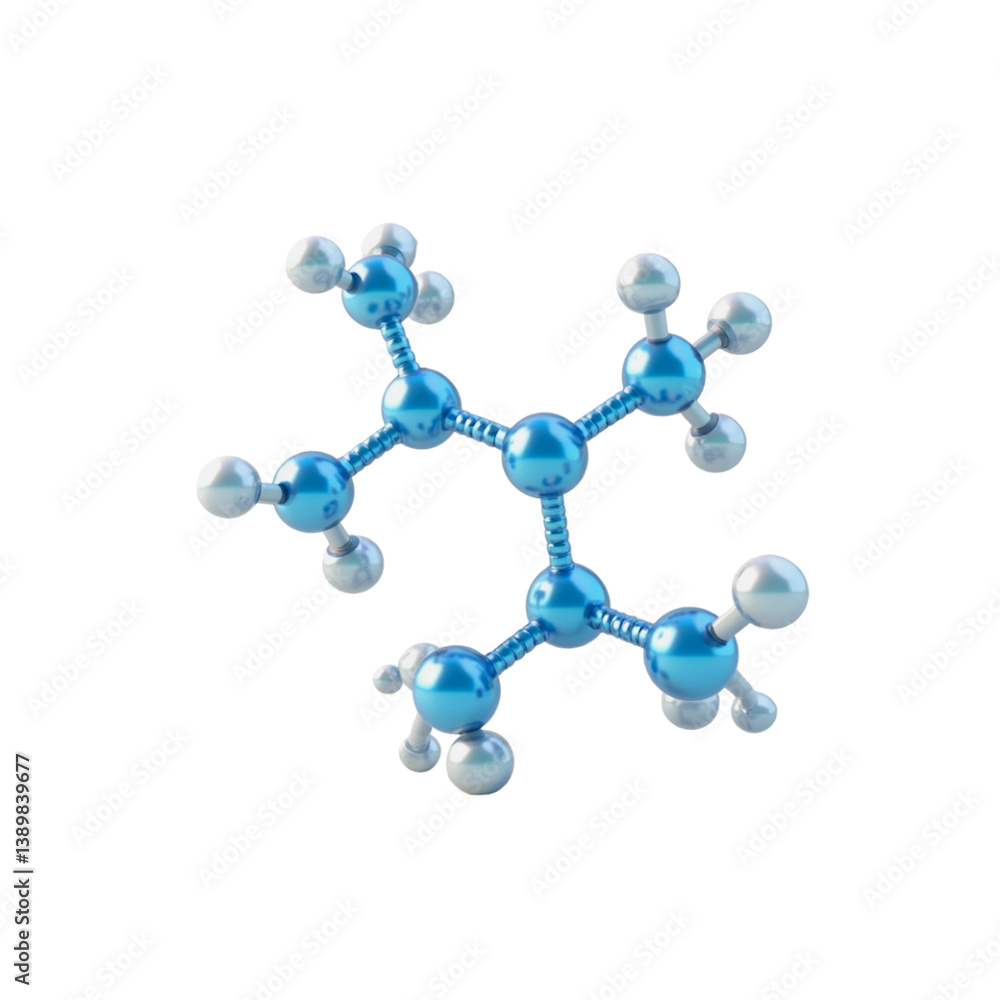 Ethanol molecule animation with 2d structure and 3d model, C2H5OH ...
