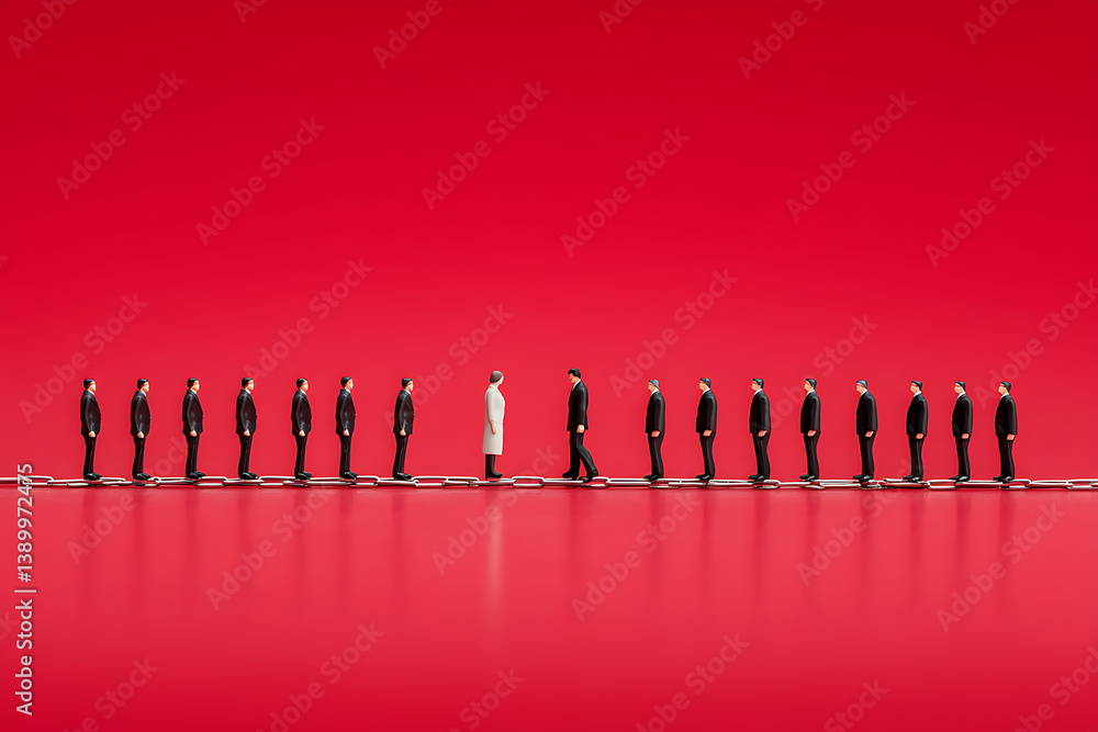 Individuality vs Conformity: A Visual Metaphor of Choice and societal ...