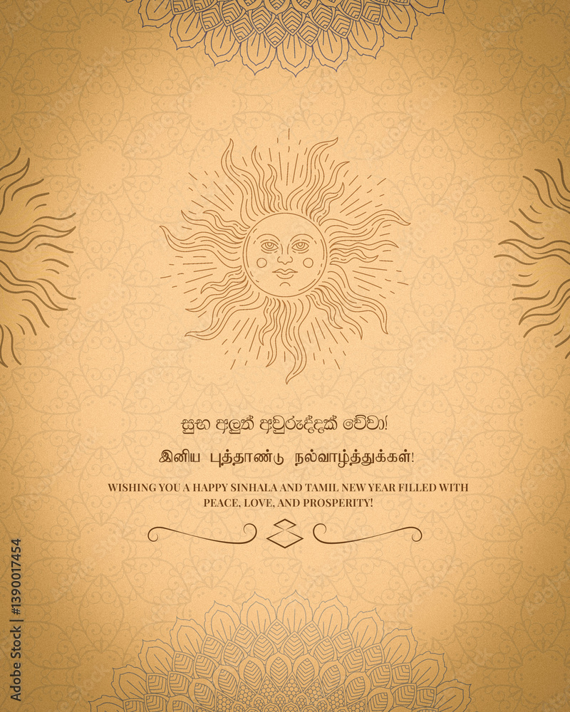 Happy Sinhala Hindu new year | Suba aluth awuruddak wewa! flyer, poster ...