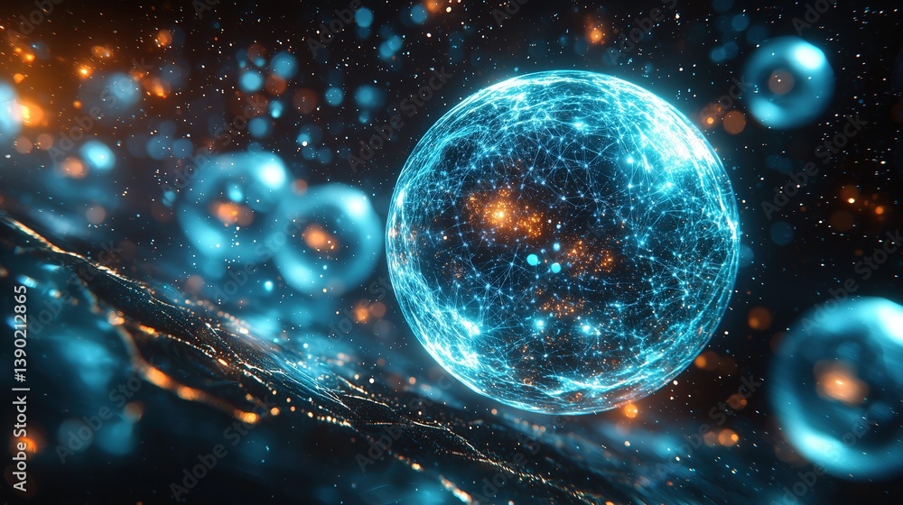 Quantum Superposition Visualization - Holographic Qubits in Sci-Fi ...