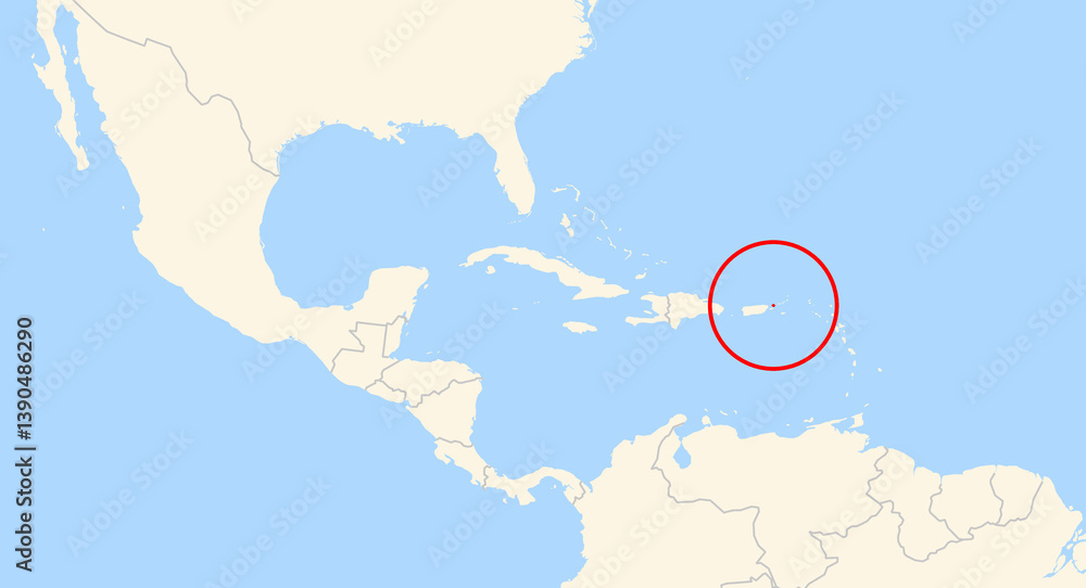 Ilustración de Stock Location Map of the island Isla De Culebra (Puerto ...