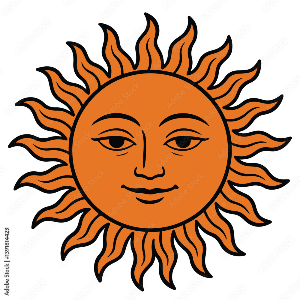 Sun, Sun face symbol , sun and face design transparent background, png ...