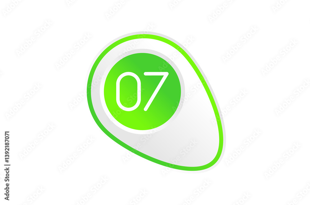 PNG number bullet point icon infographic step tags pointer marker shape ...