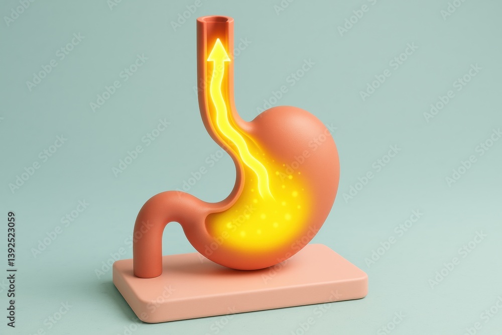 Stomach Anatomy: a detailed illustration showcases the inner workings ...