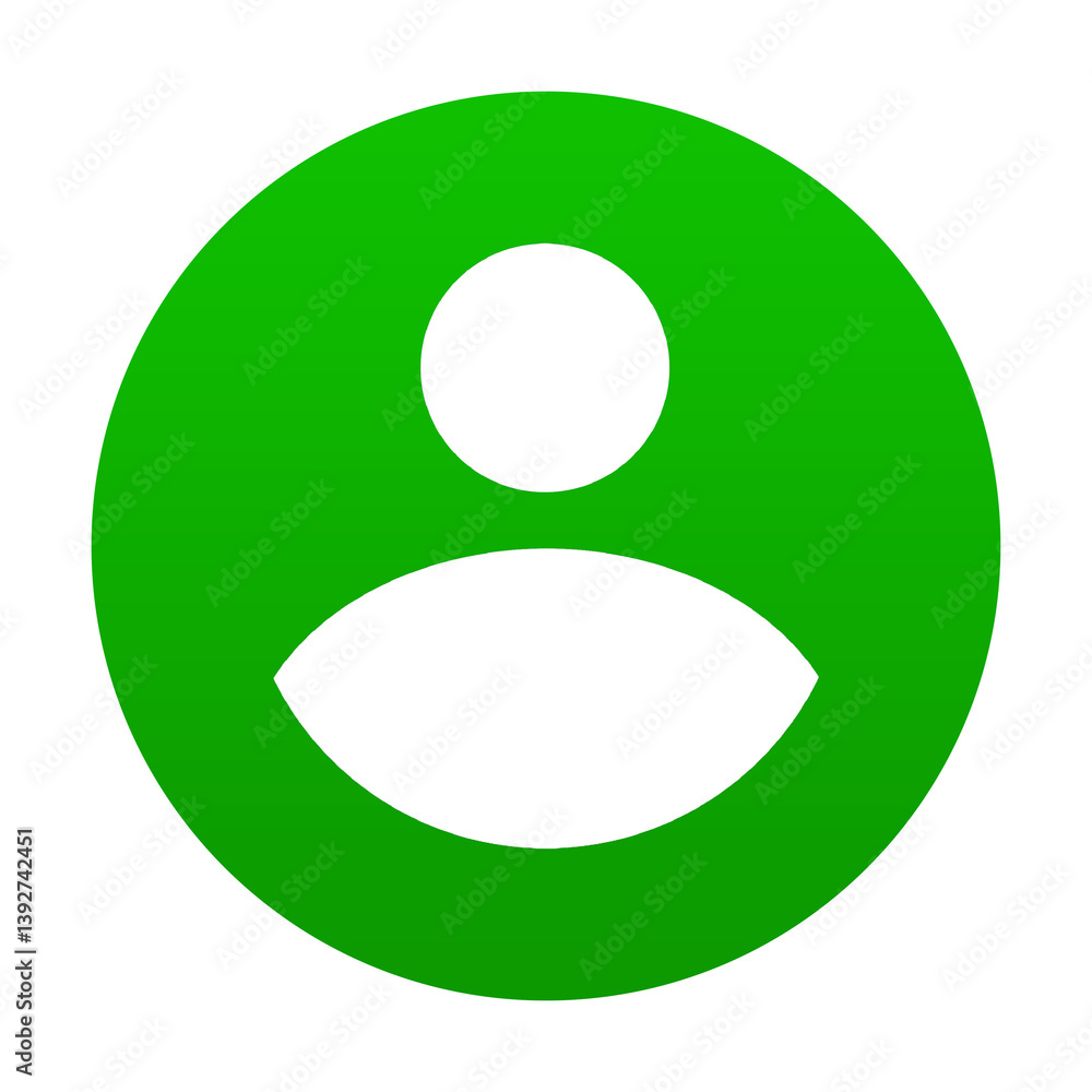 Blank profile picture with circle green PNG transparent background ...
