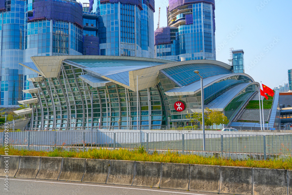 Hong Kong West Kowloon Station High Speed Rail Station in Hong Kong ...
