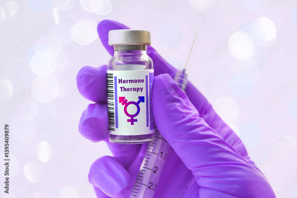 Transgender hormone therapy treatment injections Stock Photo | Adobe Stock