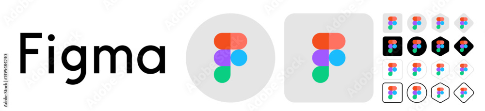 Figma logo icon logo set Png & vector. Figma logo transparent png ...