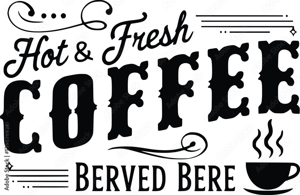 Coffee Svg, Coffee Bar Cut Files, Coffee Quote Svg, Round Sign Svg, Dxf ...