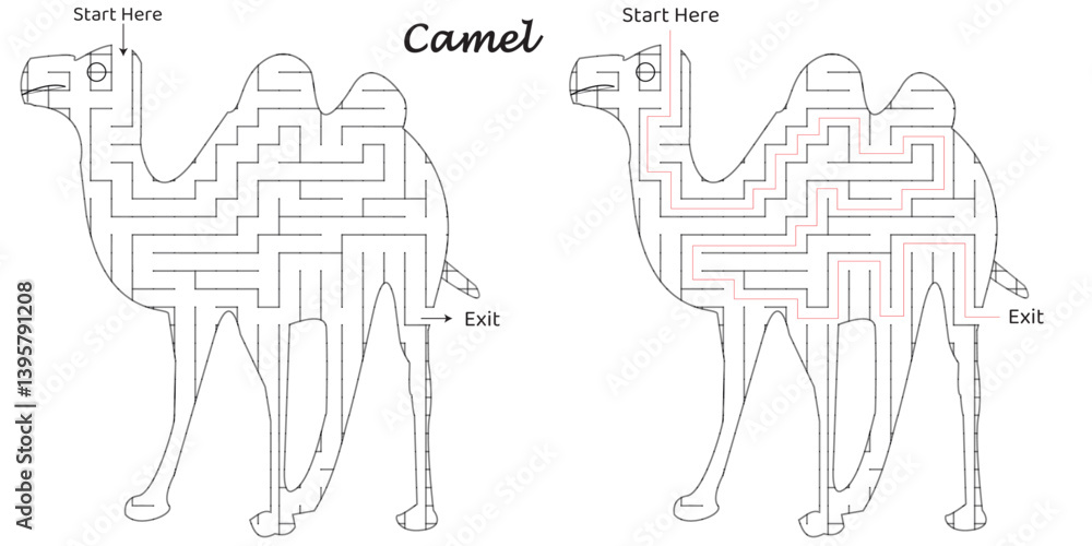 Engage young minds with this fun and educational lion-themed maze for ...