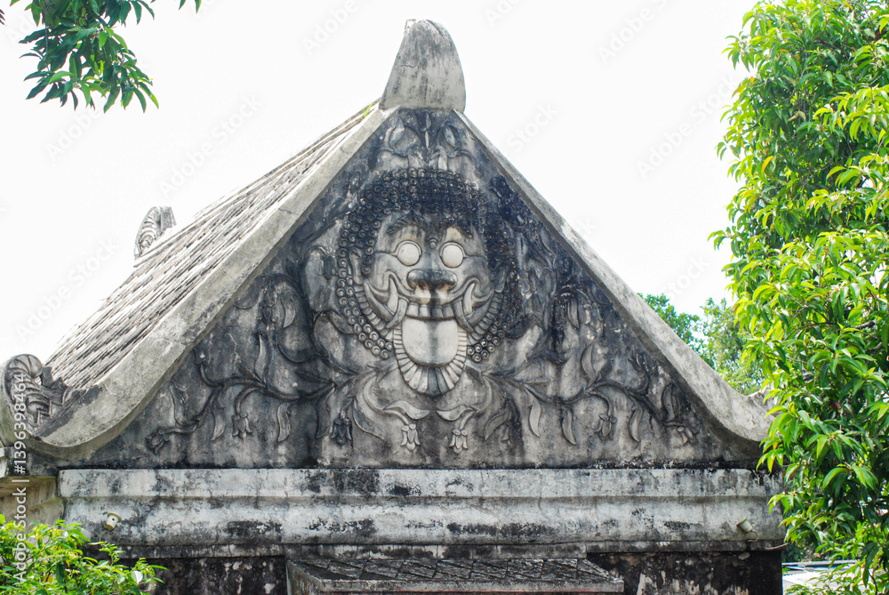 antique and ancient carved buildings, carvings from the ancient gate of ...