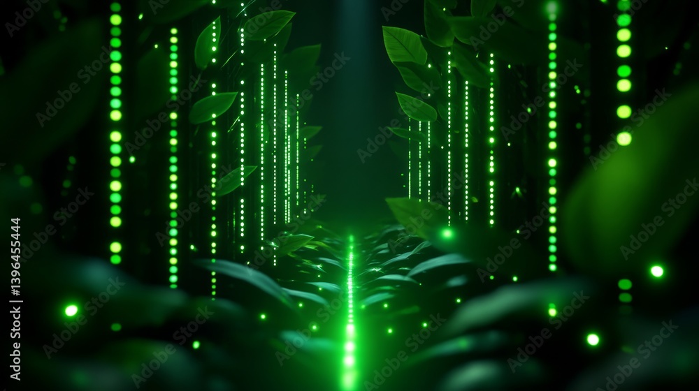 Navigating a dreamlike river of code in a cybernet exploring eco ...