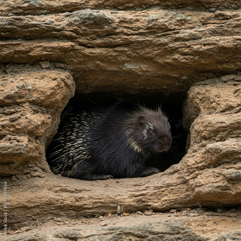 Foto de Stock Did you know porcupines can float on water? 🏊‍♂️ Their ...