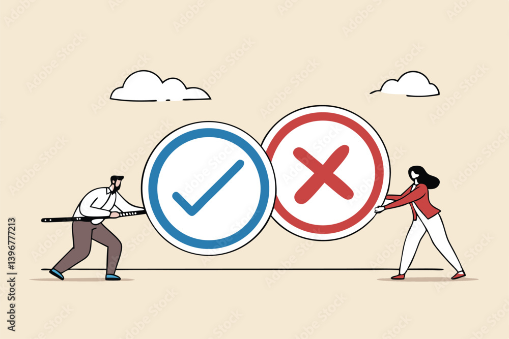 Pros and cons, do and dont or negative vs positive, comparison or ...