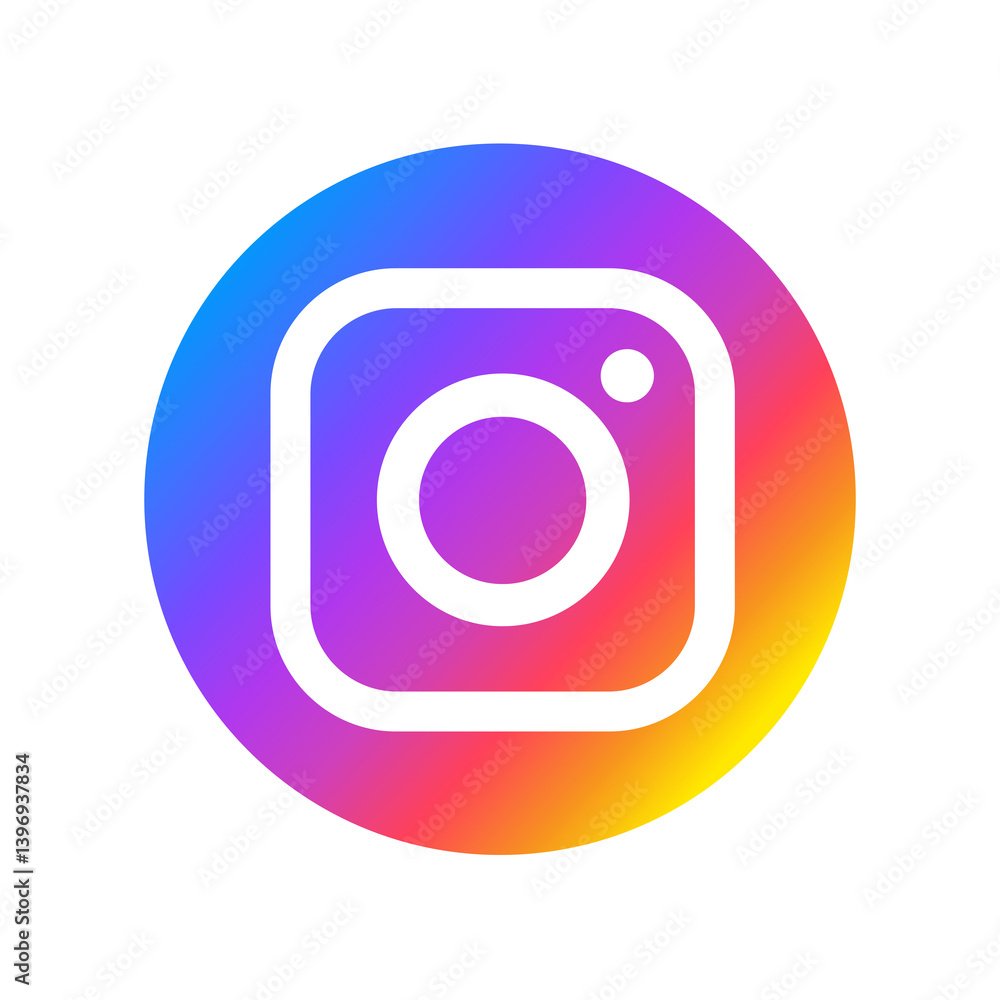 Instagram logo isolated on transparent background, Instagram camera ...