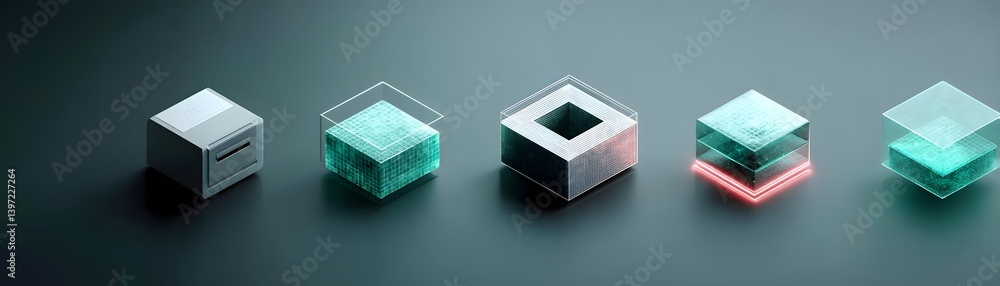 Visual representation of inclusive digital economy growth, secure ...