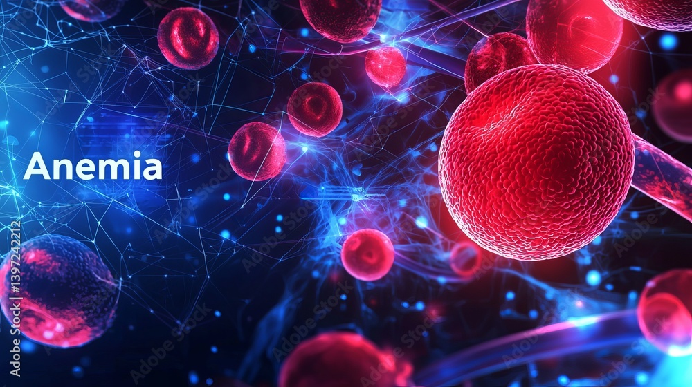 Anemia is a condition where the body lacks enough iron and hemoglobin ...