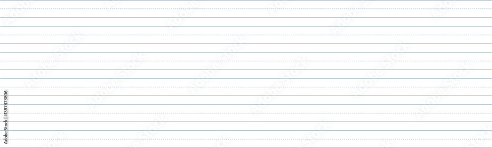 Minimalist lined notebook paper background. Perfect for banners, school ...