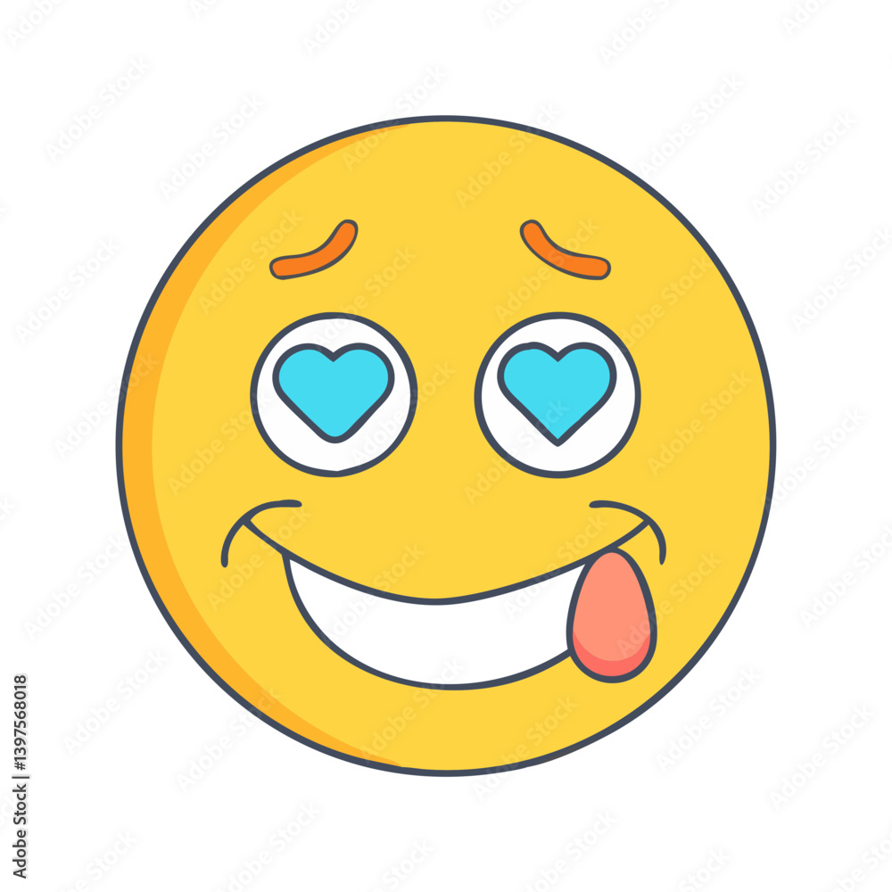 emoji icon, emoji vector illustration-simple illustration of emoji ...