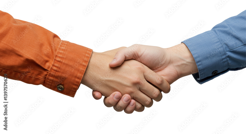Foto Isolated Handshake do Stock | Adobe Stock