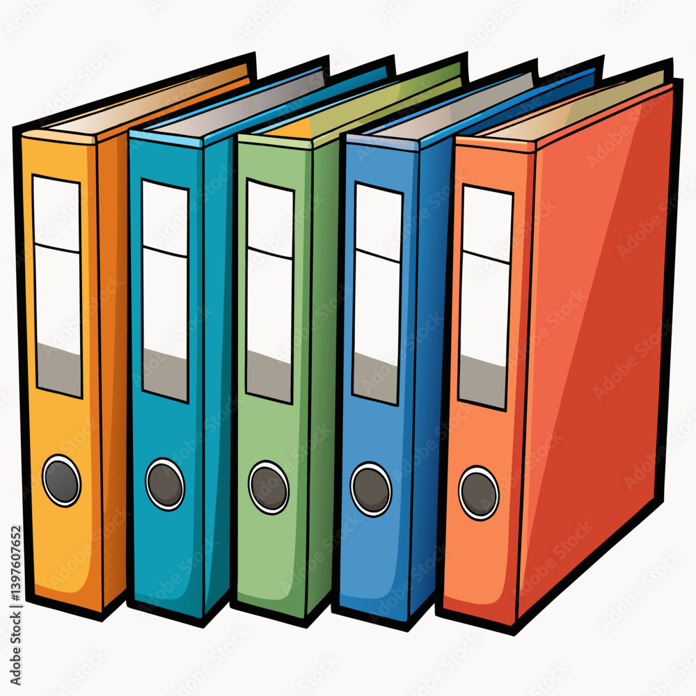 File folders used in the office are designed with artificial ...