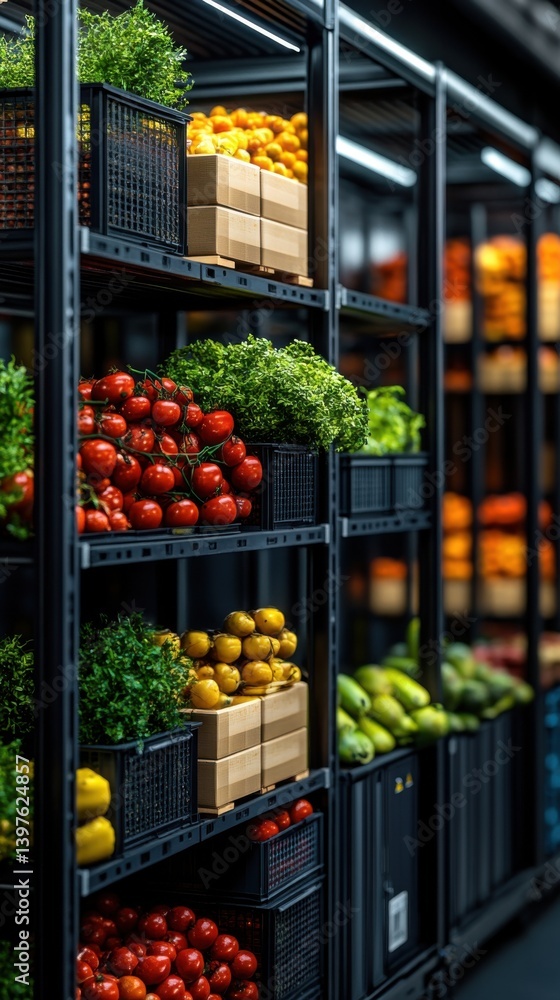 Global trade war impacts fresh produce supply chain; image depicts ...