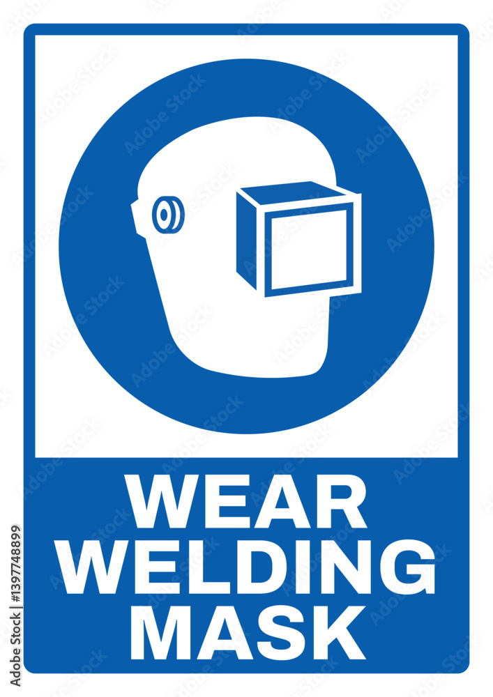mandatory safety signs v2 uppercase text_wear welding mask_portrait ...
