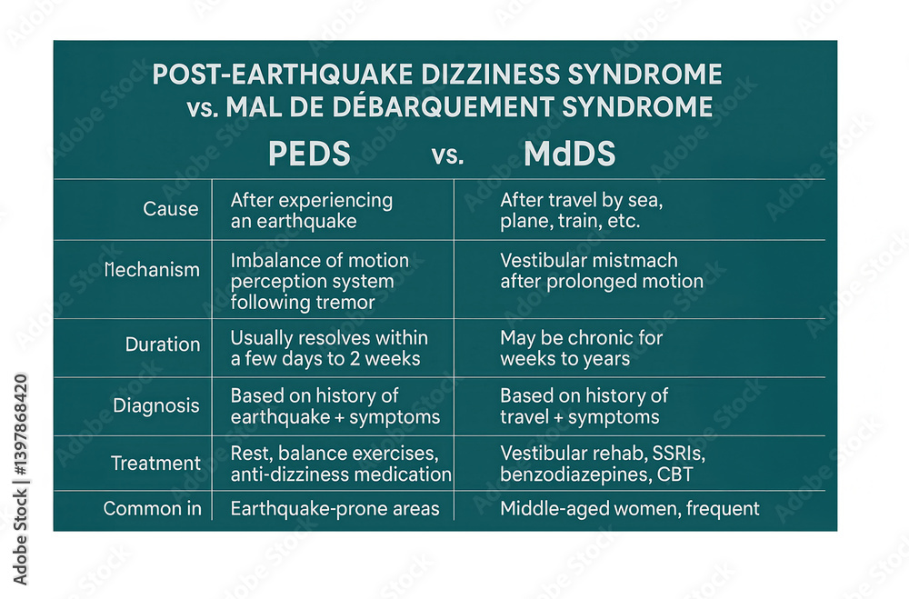 The infographic illustrates a comparison table of Post-Earthquake ...