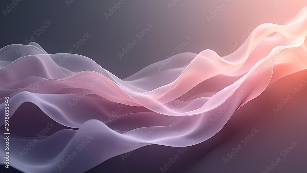 abstract motion infused design with kinetic gradients in soft violet ...