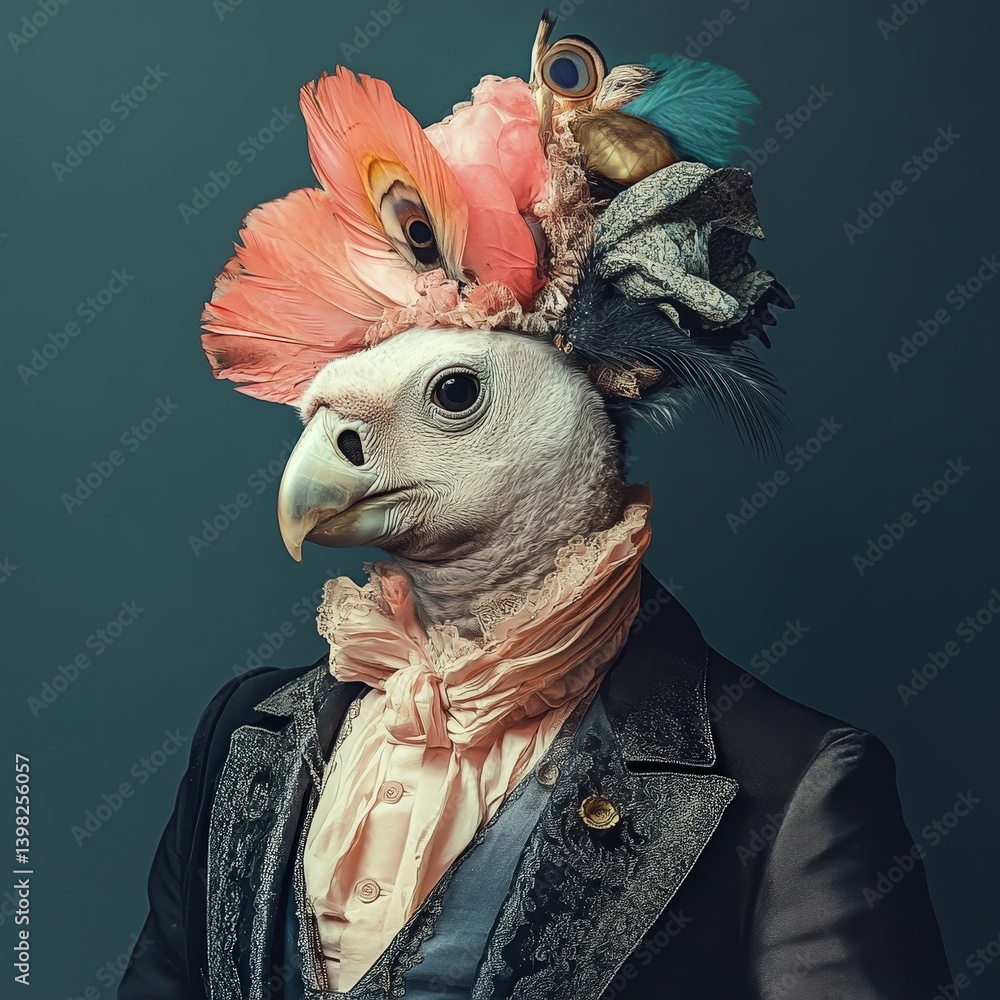 Anthropomorphic animals in eccentric outfits are featured in a comedic visual mashup, capturing ...