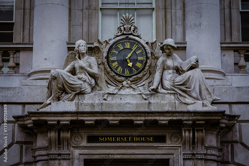 Somerset House Art Gallery Neoclassical Entrance Lettering Sign, Grade ...