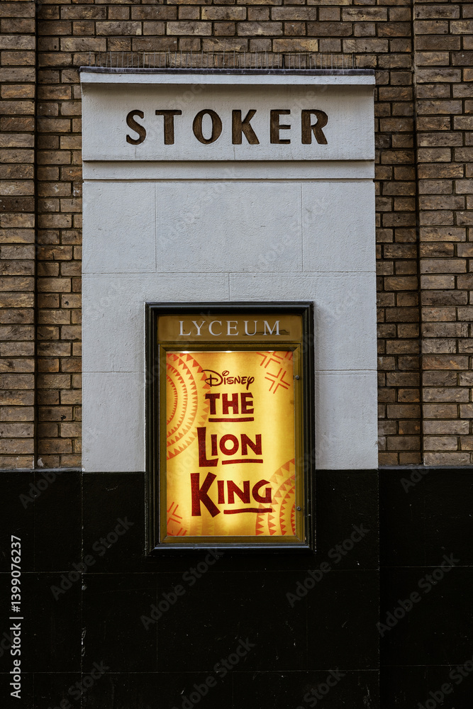 The Lion King Name Signage, Walt Disney Musical Play Lettering Sign ...