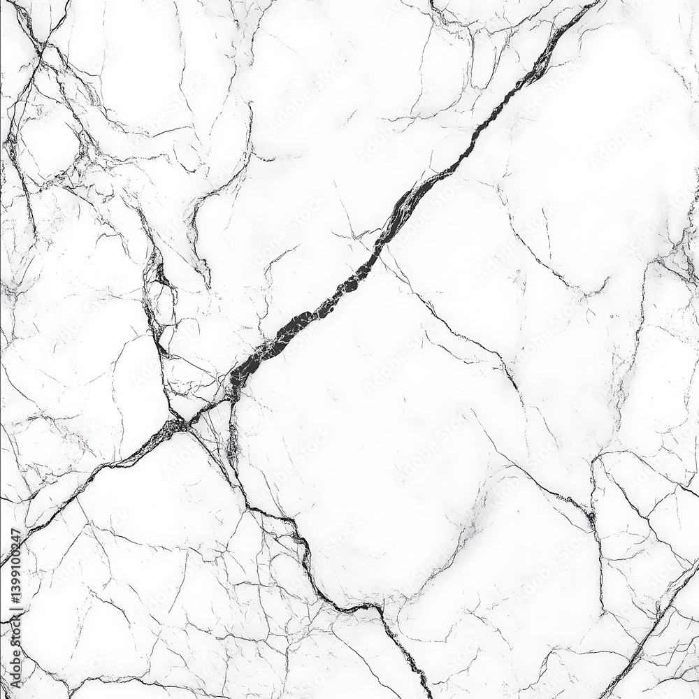 Full slab 4k delicate and elegant white marble texture with black ...