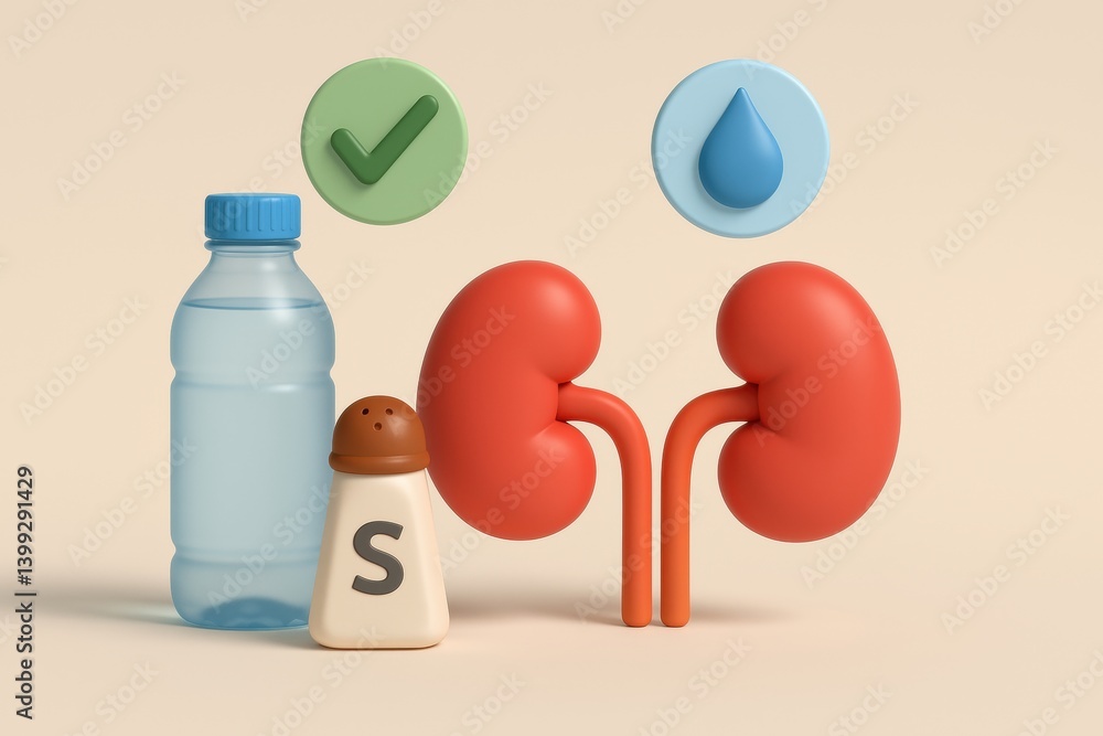 Healthy Kidneys: A visual representation of renal health, showcasing ...