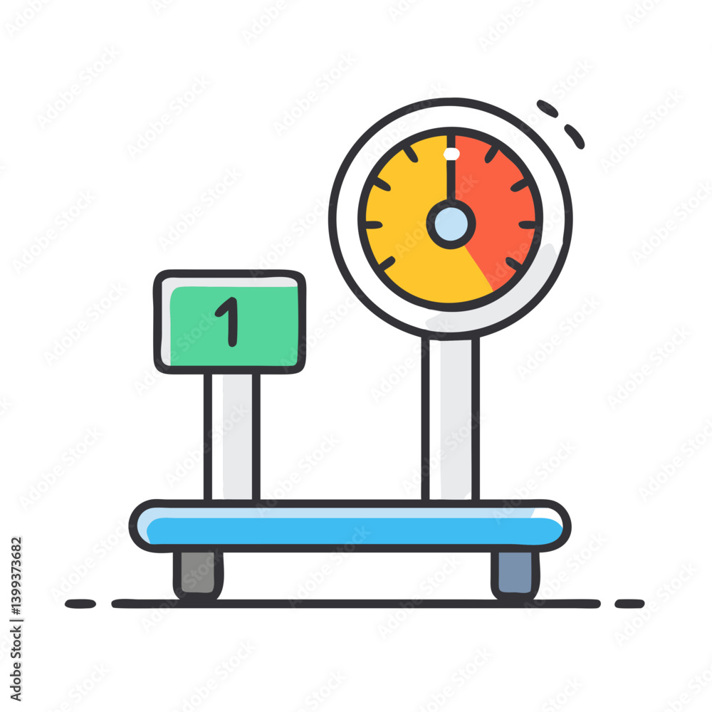 scale icon, scale vector illustration-simple illustration of scale ...