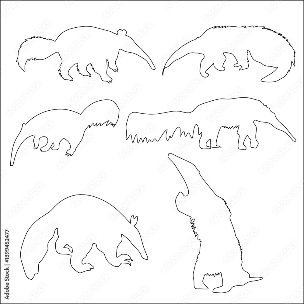 Anteaters are a diverse group of four species of toothless, insect ...