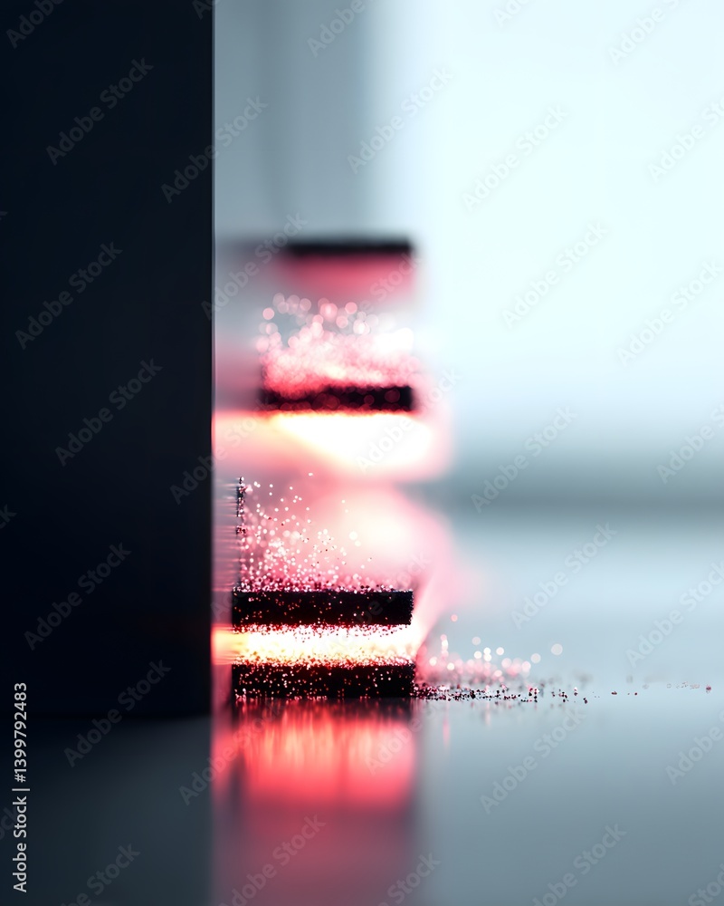 Tokenization in language models, digital text fragments being parsed in ...
