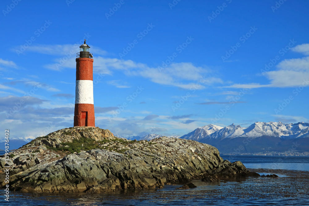 Les Eclaireurs lighthouse, the iconic landmark on a rocky island of ...