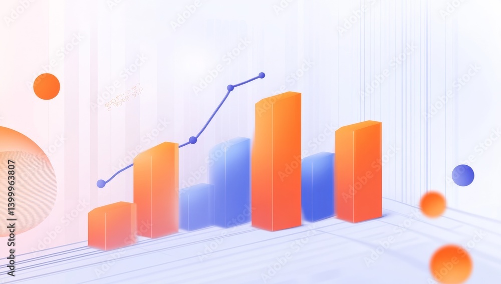 Modern data visualization showcasing growth and comparison. Animated ...