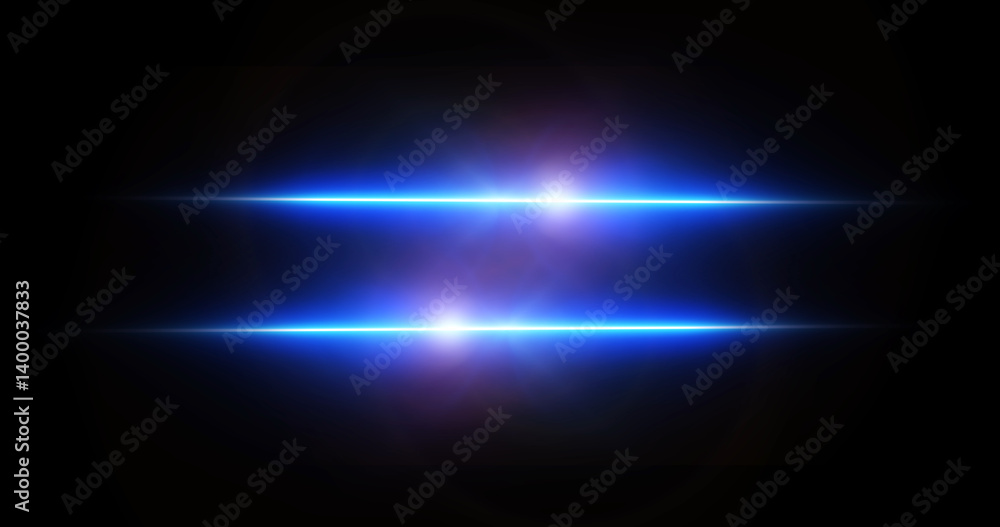 Light transition dynamic falres cinema style overlay effect in black bg ...