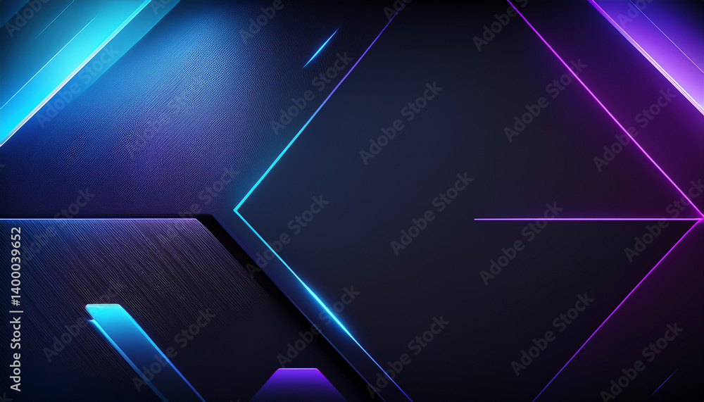 Minimal futuristic gradient abstract wallpaper with dark mode and neon UI glow, 4k wallpaper for ...