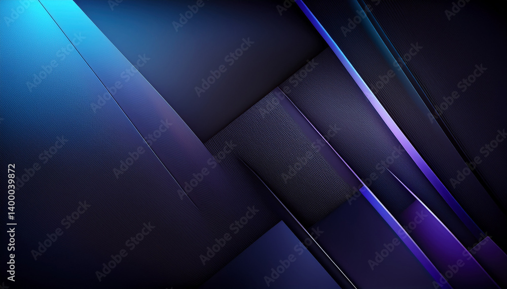 Minimal futuristic gradient wallpaper with dark mode and neon UI glow ...