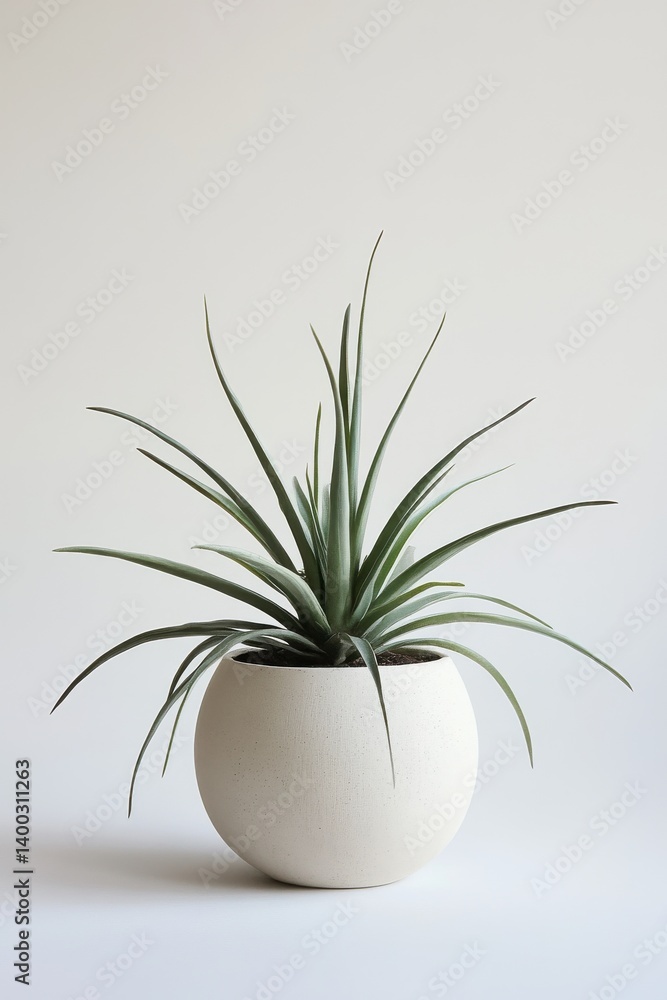 Organic plant form, clean style with modern minimal color palette ...