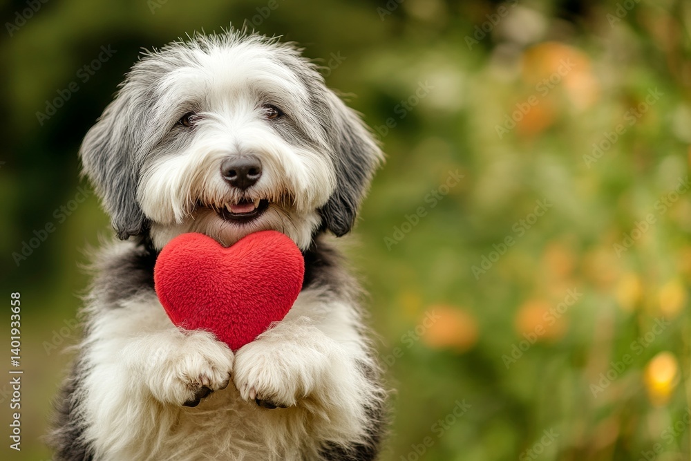 Commercial critter visual drawing. Old english sheepdog - my cherished ...
