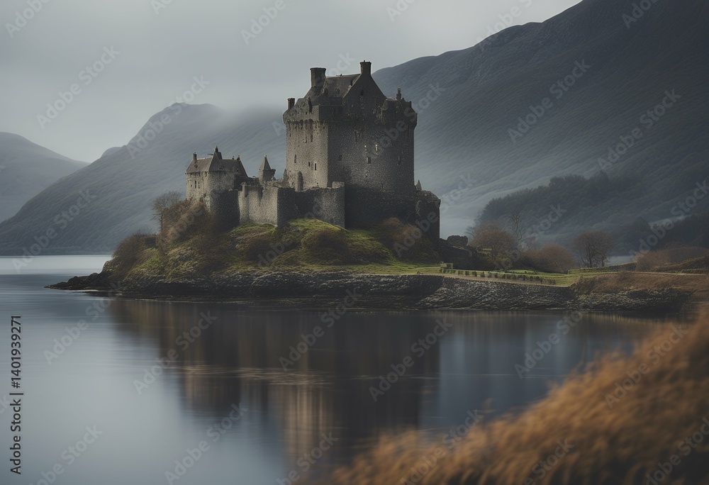 scotland castle haunted eilean mystic donan eerie highland building ...
