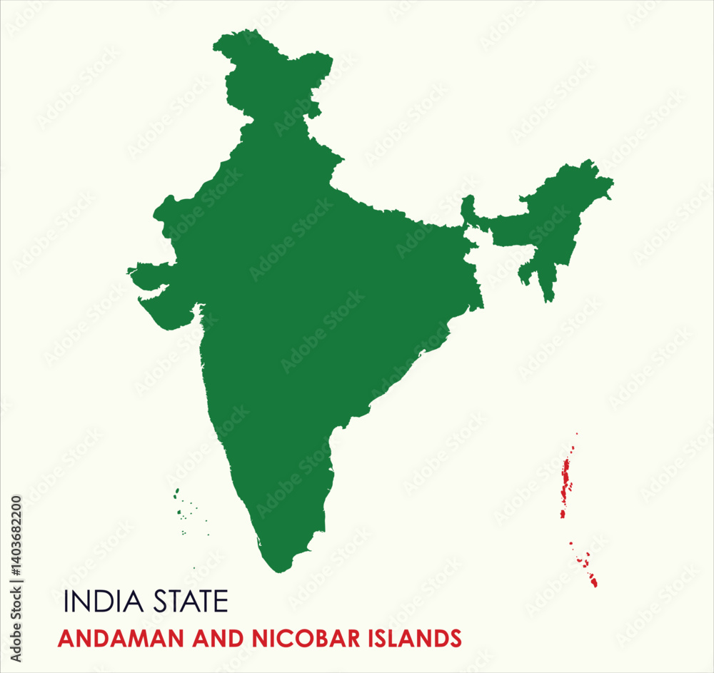 Map of Andman and Nicobar island, Map of Andman and Nicobar island with ...