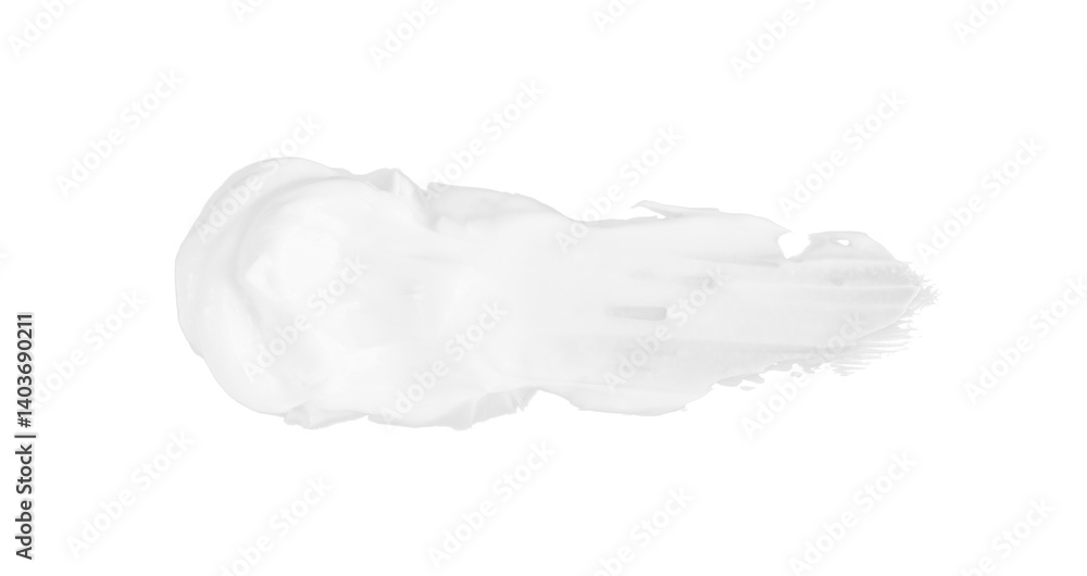 smear of white paste isolated on white or transparent png Stock Photo ...