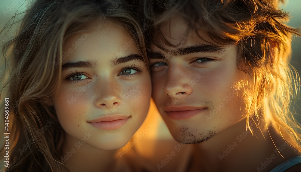 Adult brother comforting his sister outdoors, representing emotional ...